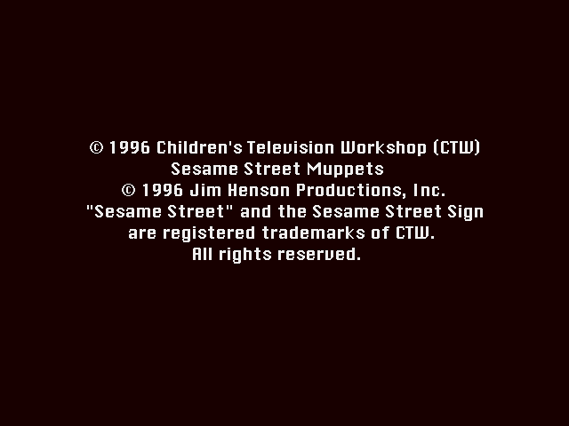 Screenshot of Sesame Street: Elmo's Preschool (Windows, 1997) - MobyGames