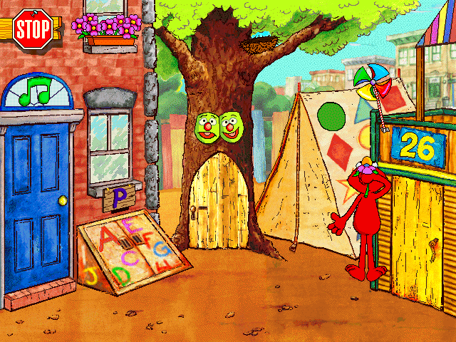 Screenshot of Sesame Street: Elmo's Preschool (Windows, 1997) - MobyGames