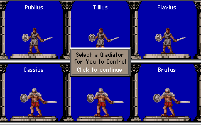 Screenshot of Centurion: Defender of Rome (DOS, 1990) - MobyGames