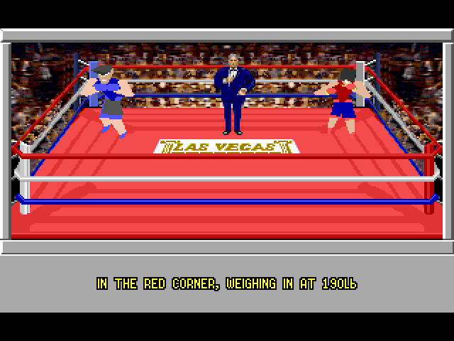 Screenshot of 4-D Boxing (FM Towns, 1991) - MobyGames