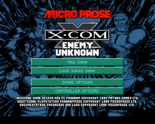 Screenshot of X-COM: UFO Defense (PlayStation, 1994) - MobyGames