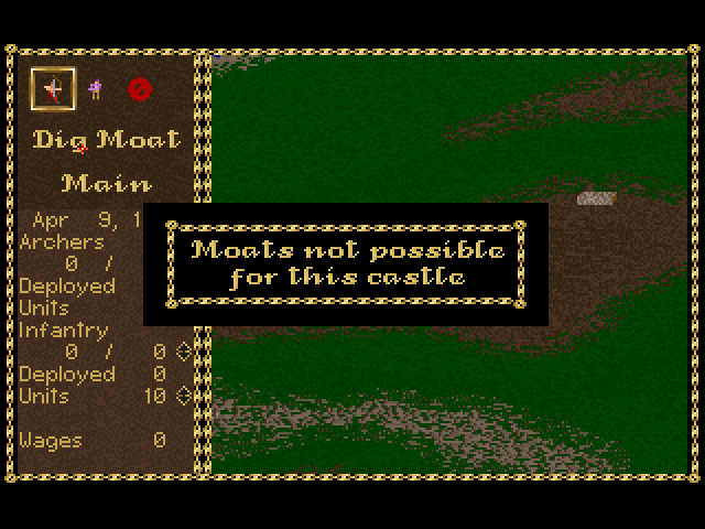 Screenshot of Castles (FM Towns, 1991) - MobyGames