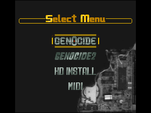 Screenshot of Genocide² - Genocide Square (FM Towns, 1993) - MobyGames