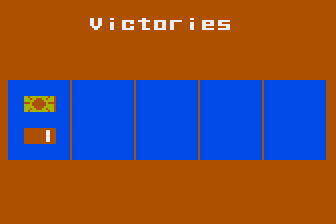 Screenshot of Hellcat Ace (Atari 8-bit, 1982) - MobyGames