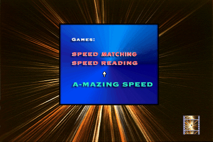 Screenshot of Speed (DOS, 1993) - MobyGames