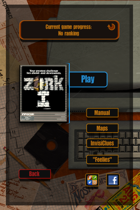 Screenshot of Lost Treasures of Infocom (iPhone, 2012) - MobyGames