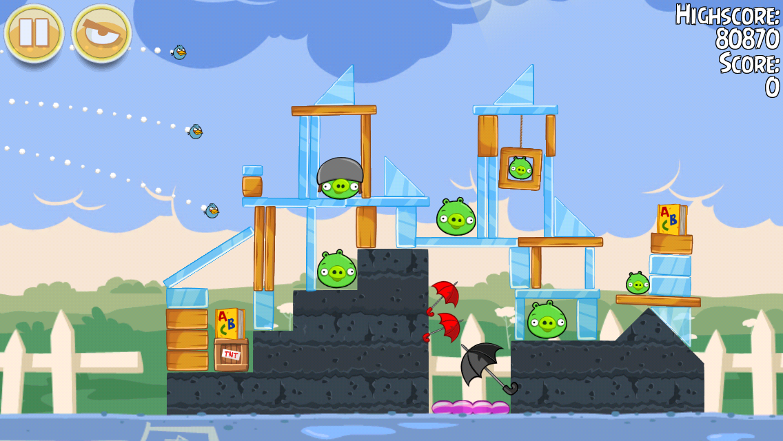 Screenshot of Angry Birds: Seasons (iPhone, 2010) - MobyGames