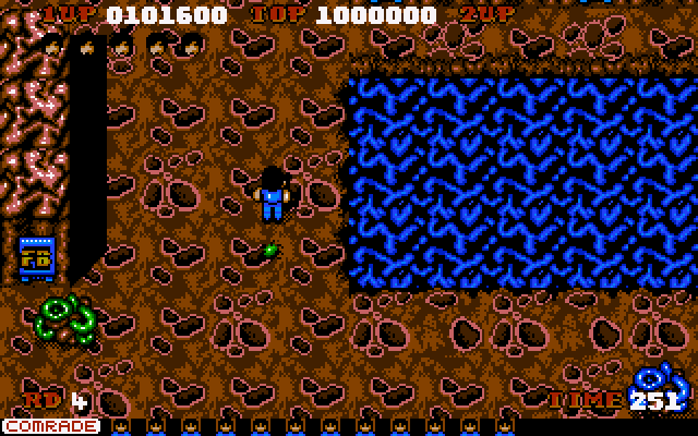 Screenshot of Alien Syndrome (Amiga, 1986) - MobyGames