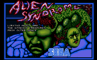 Screenshot of Alien Syndrome (DOS, 1986) - MobyGames