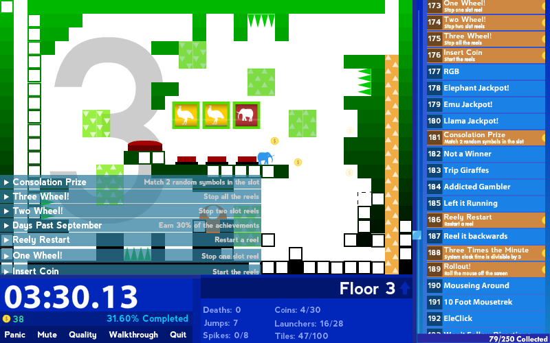 Screenshot of Achievement Unlocked 2 (Browser, 2010) - MobyGames