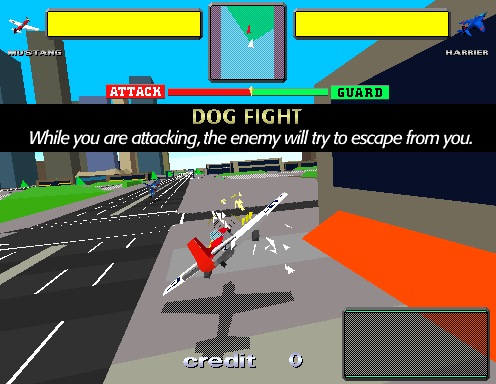 Screenshot of Wing War (Arcade, 1994) - MobyGames