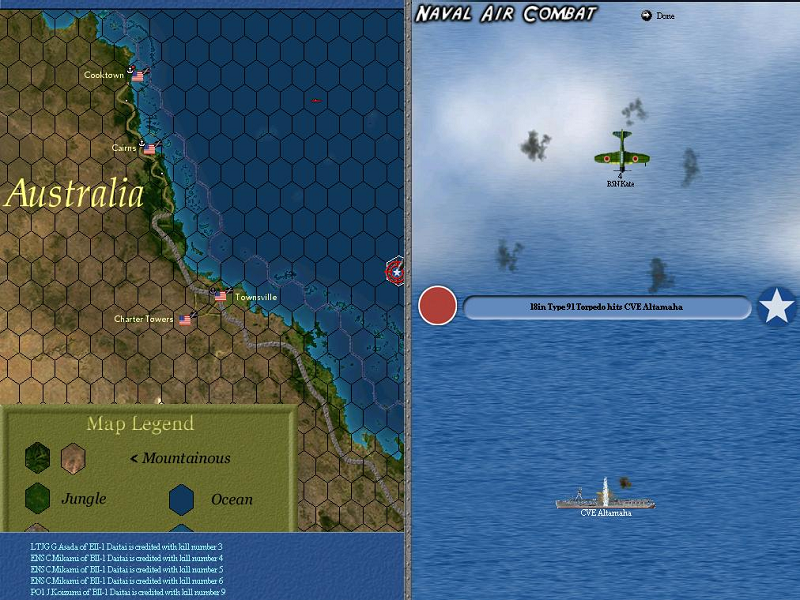 Screenshot of Uncommon Valor: Campaign for the South Pacific (Windows, 2002) - MobyGames