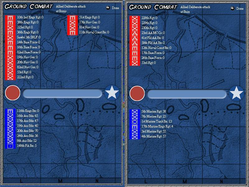 Screenshot of Uncommon Valor: Campaign for the South Pacific (Windows ...
