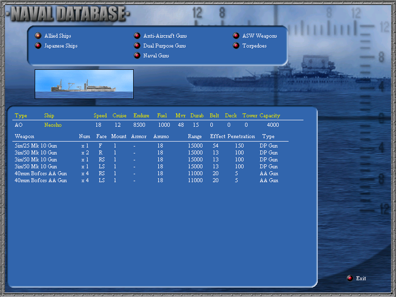 Screenshot of Uncommon Valor: Campaign for the South Pacific (Windows ...
