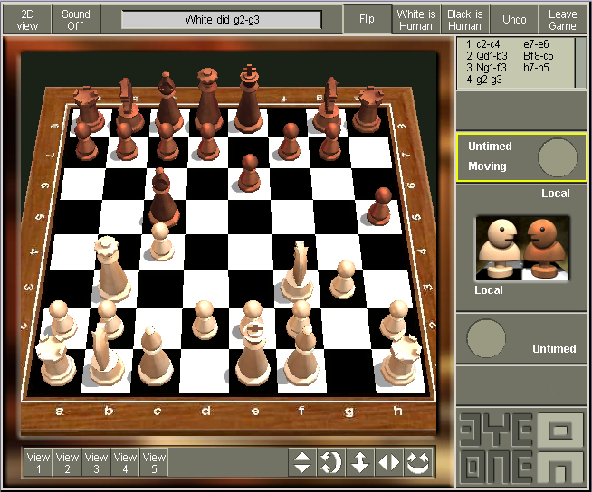 Screenshot of Chess 3D (Browser, 2003) - MobyGames