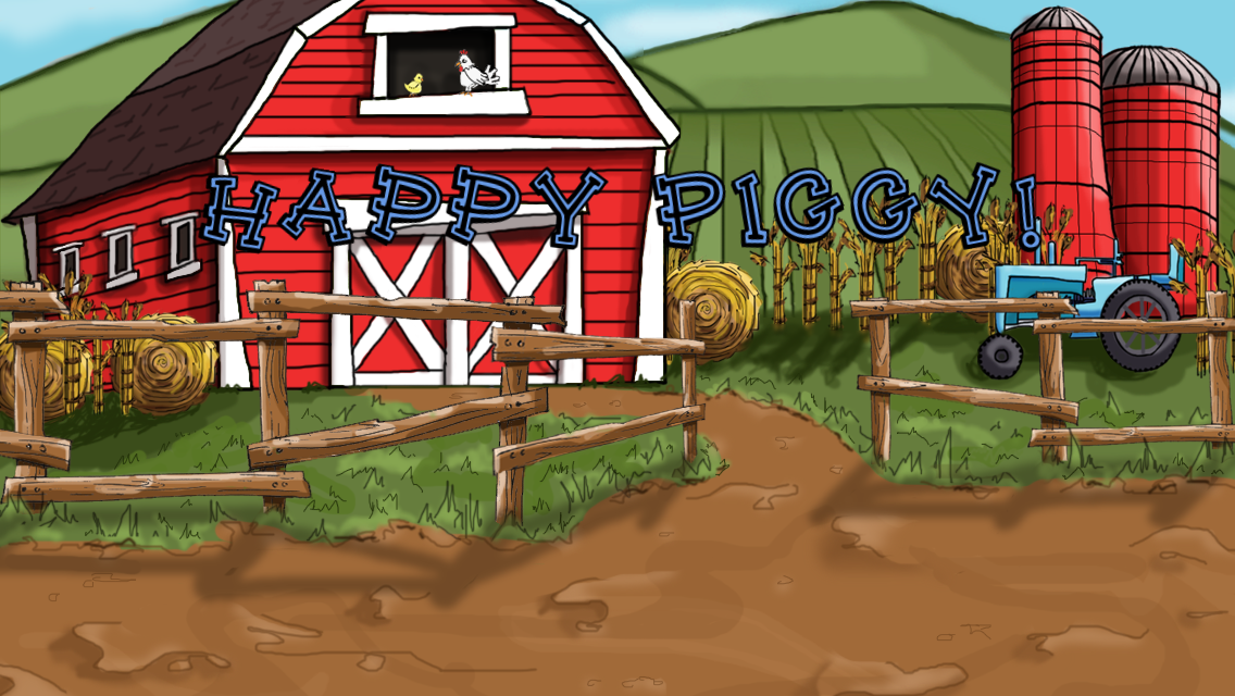 Screenshot of Happy Piggy! (iPhone, 2013) - MobyGames