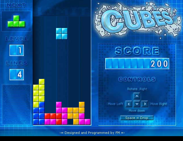 Screenshot of Cubes (Browser, 2003) - MobyGames