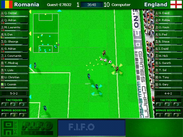 Screenshot of F.I.F.O. (Browser, 2003) - MobyGames
