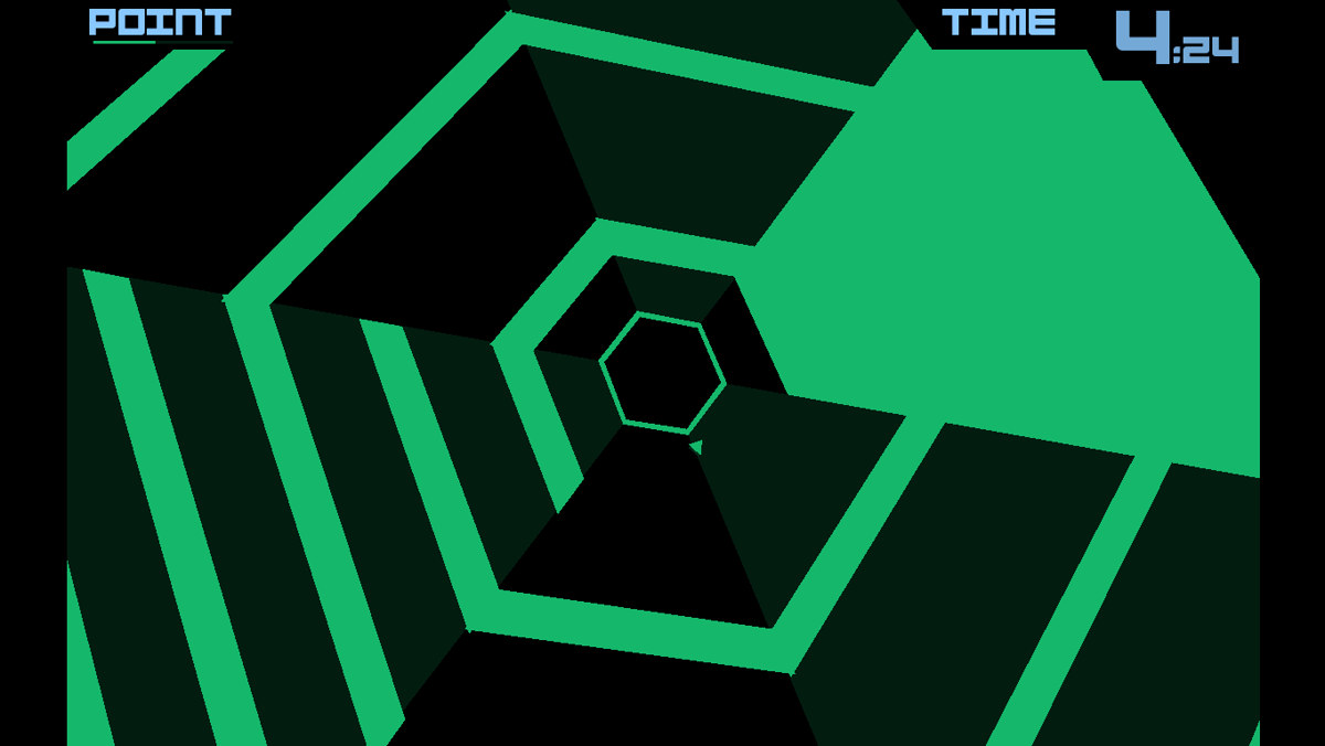 Screenshot of Super Hexagon (Windows, 2012) - MobyGames