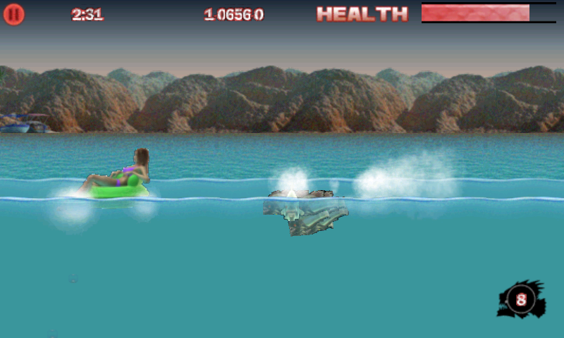 Screenshot of Piranha 3DD: The Game (Android, 2012) - MobyGames