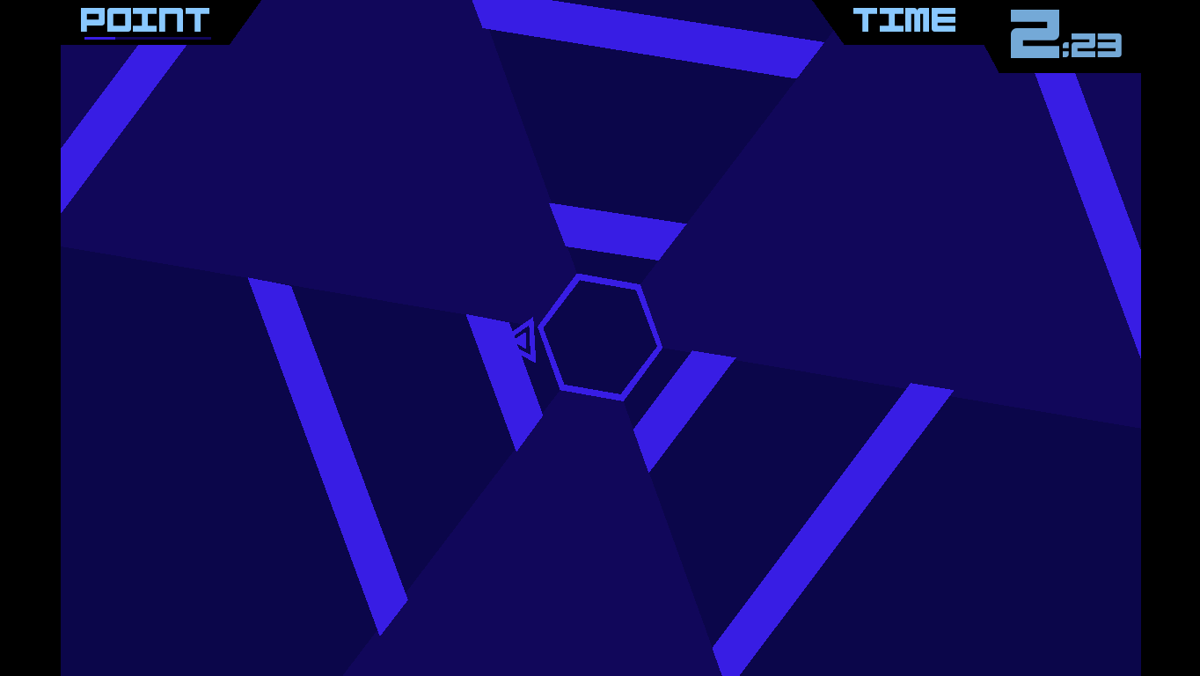Screenshot of Super Hexagon (Windows, 2012) - MobyGames