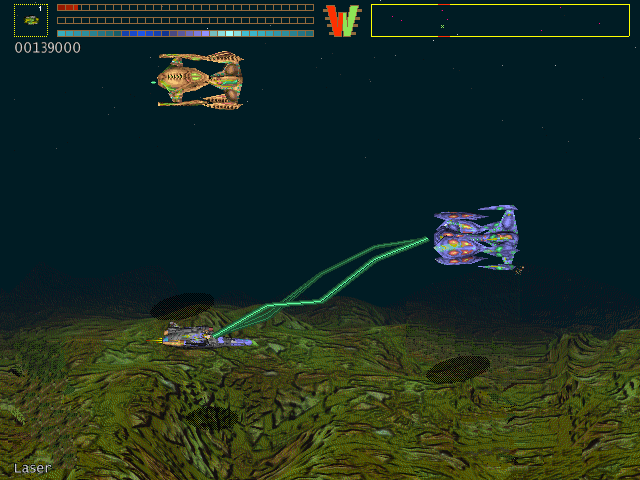 Screenshot of Blaster! (DOS, 1997) - MobyGames
