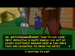 Screenshot of Bugs Bunny & Taz: Time Busters (PlayStation, 2000 ...