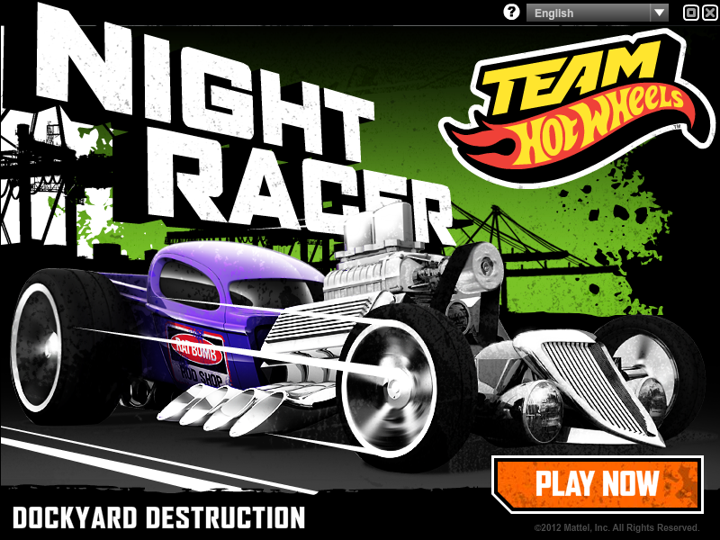 Team Hot Wheels: Night Racer - Dockyard Destruction screenshots - MobyGames