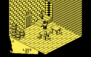 Screenshot of Fairlight (Commodore 64, 1985) - MobyGames