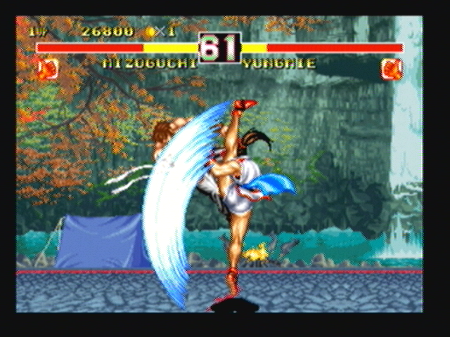 Screenshot of Fighter's History Dynamite (Zeebo, 1994) - MobyGames