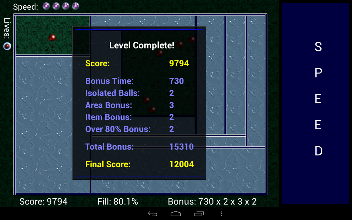 Screenshot of Trap! (Android, 2009) - MobyGames