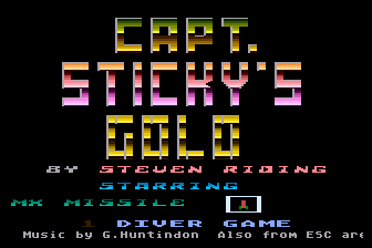 Captain Sticky's Gold (1983) - MobyGames