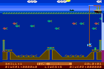 Screenshot of Captain Sticky's Gold (Atari 8-bit, 1983) - MobyGames