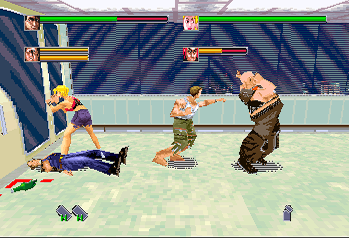 Screenshot of Die Hard Arcade (Arcade, 1996) - MobyGames