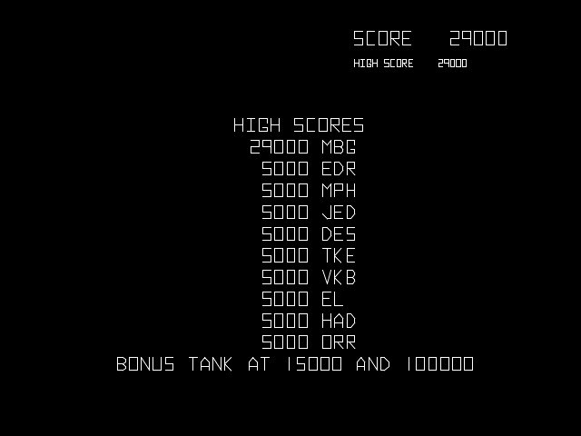 Screenshot of Battlezone (Arcade, 1980) - MobyGames