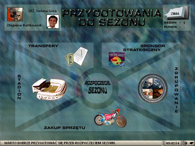 Screenshot of Speedway Manager 98 (Windows, 1998) - MobyGames