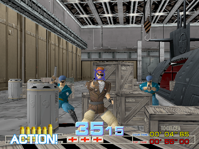 Screenshot of Time Crisis (Arcade, 1996) - MobyGames