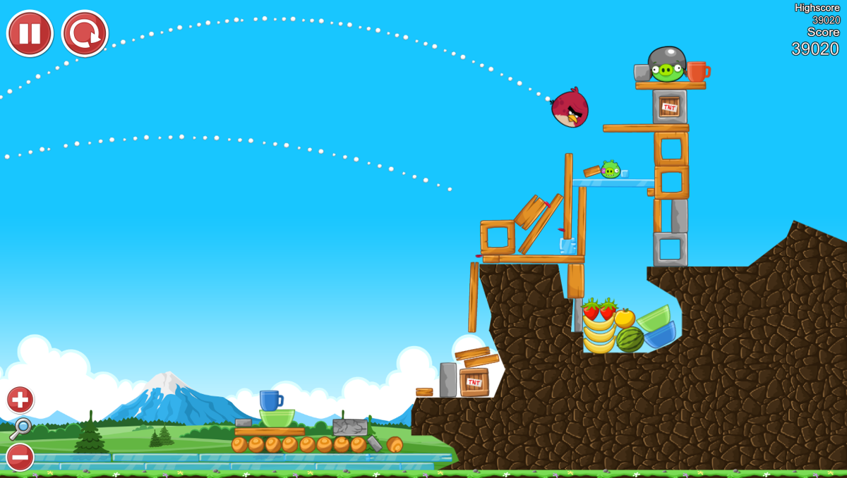 Screenshot of Angry Birds: Breakfast 1 (Windows, 2014) - MobyGames