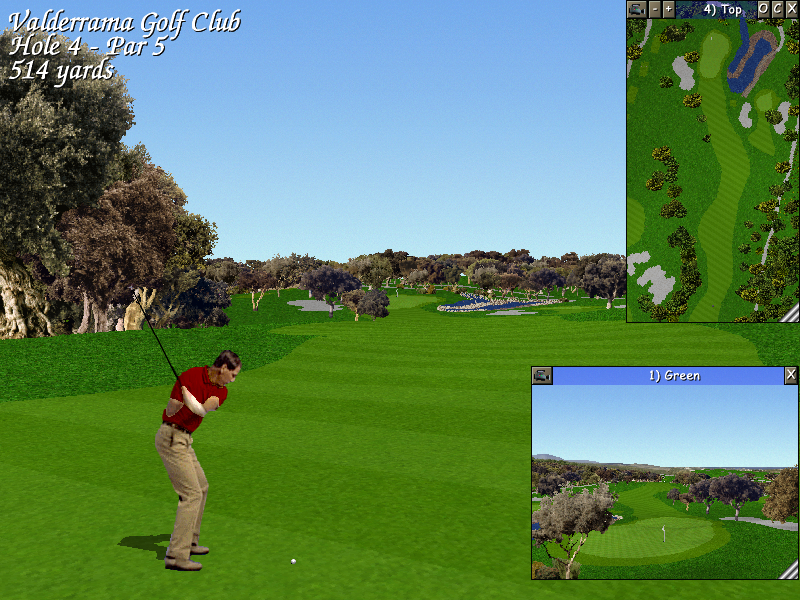 Screenshot of Links LS: Championship Course - Valderrama (DOS, 1997 ...