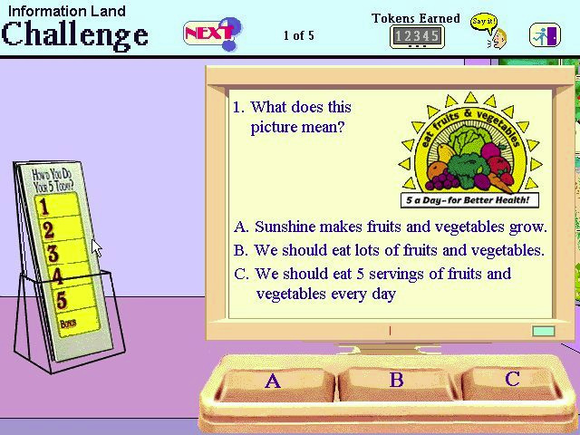 Screenshot of Dole: 5 A Day Adventures (Windows 16-bit, 1995) - MobyGames