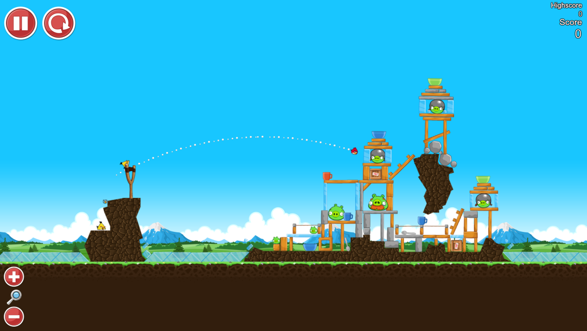 Screenshot of Angry Birds: Breakfast 1 (Windows, 2014) - MobyGames