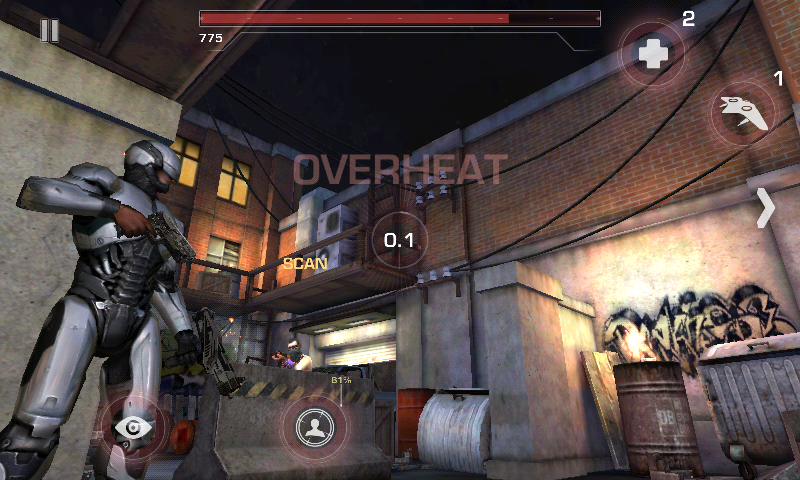 Screenshot of RoboCop (Android, 2014) - MobyGames