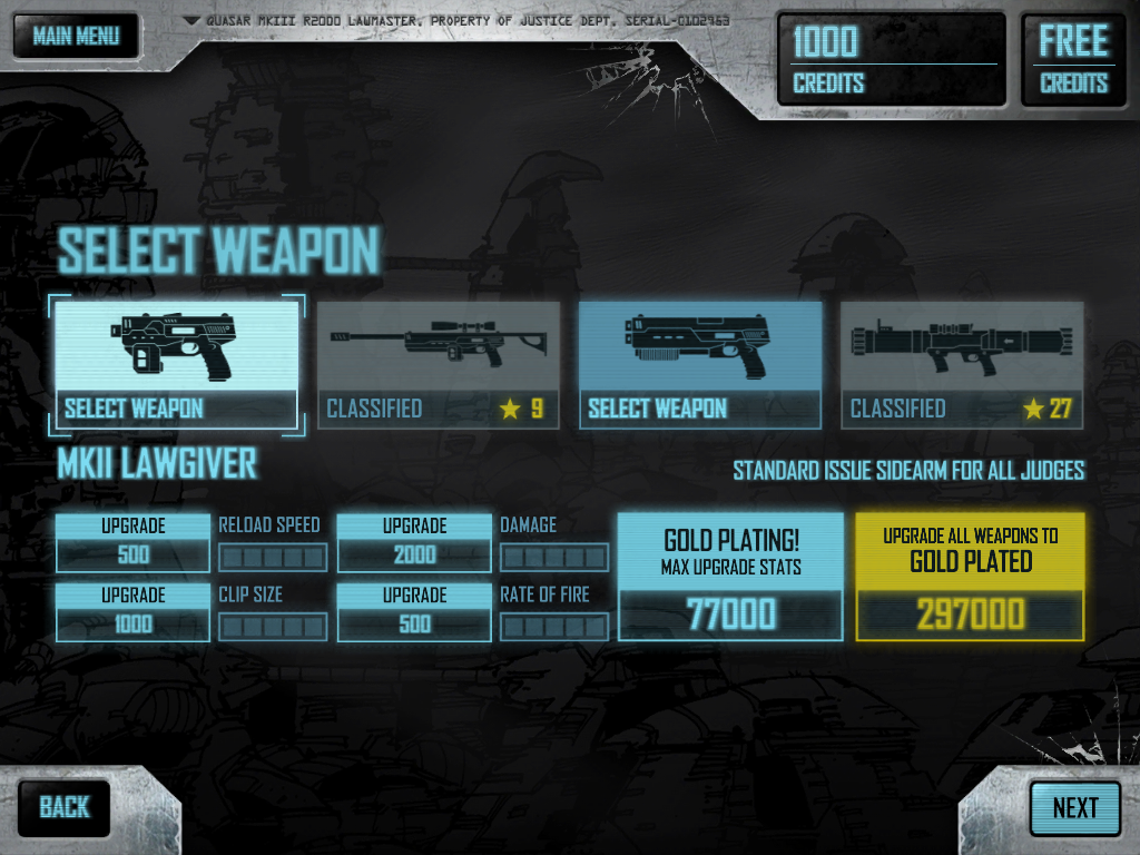 Screenshot Of Judge Dredd Vs Zombies Ipad 2011 Mobygames