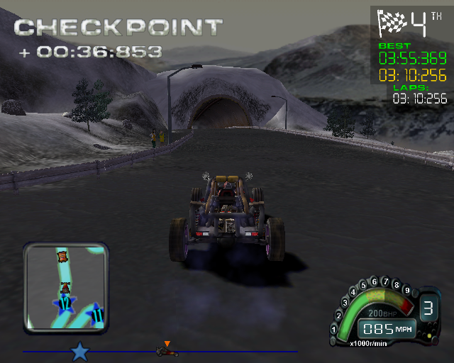 Screenshot of Wild Wild Racing (PlayStation 2, 2000) - MobyGames