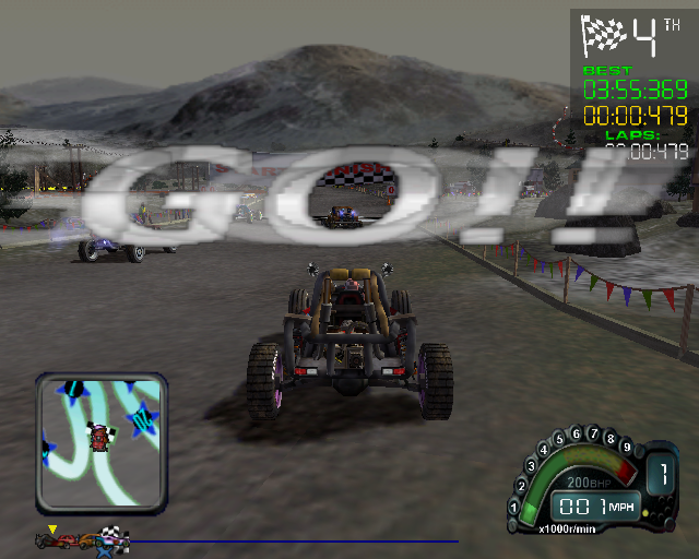 Screenshot of Wild Wild Racing (PlayStation 2, 2000) - MobyGames