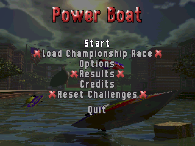 Screenshot of VR Sports Powerboat Racing (Windows, 1998) - MobyGames