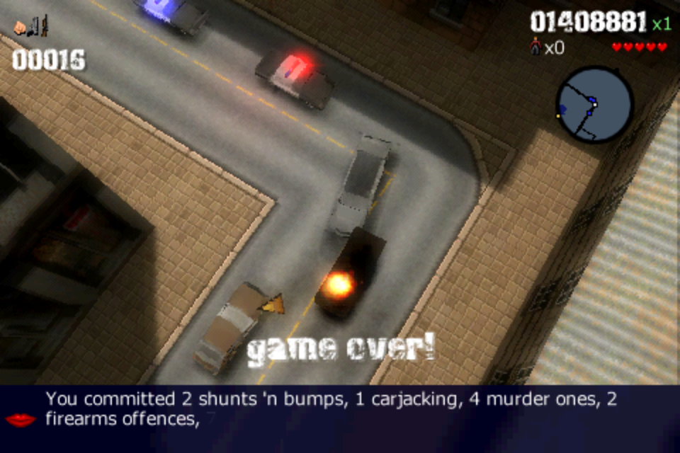 Screenshot of Payback (iPhone, 2001) - MobyGames