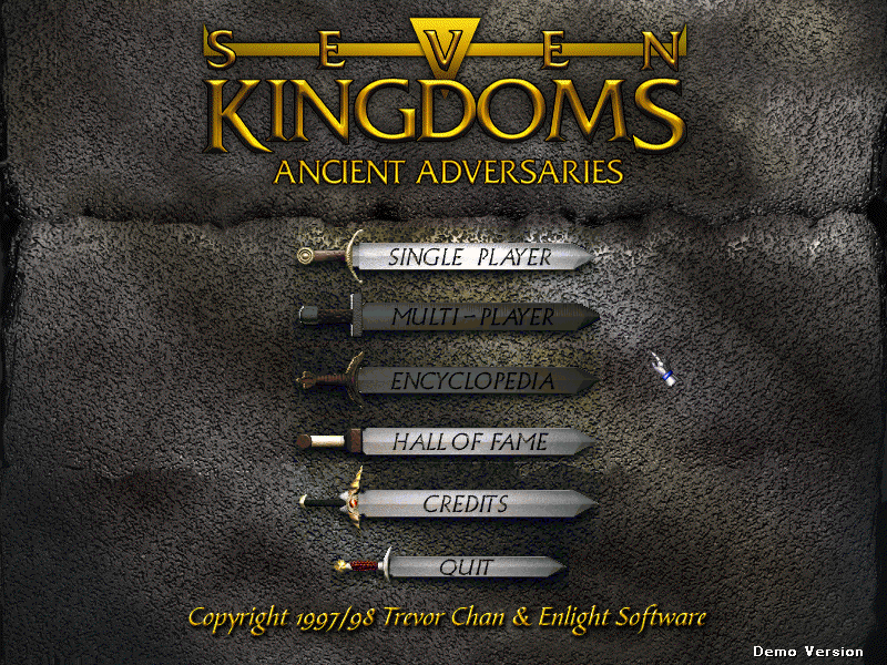 Seven Kingdoms: Ancient Adversaries (Demo Version) (1998) - MobyGames