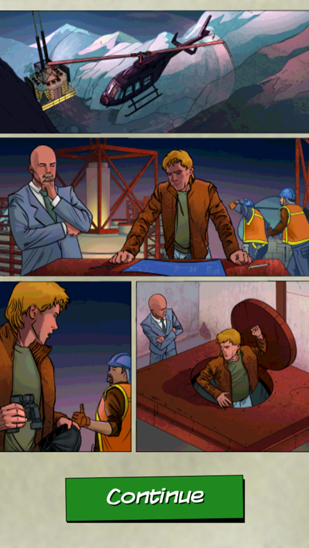 Screenshot of MacGyver: Deadly Descent (iPhone, 2014) - MobyGames