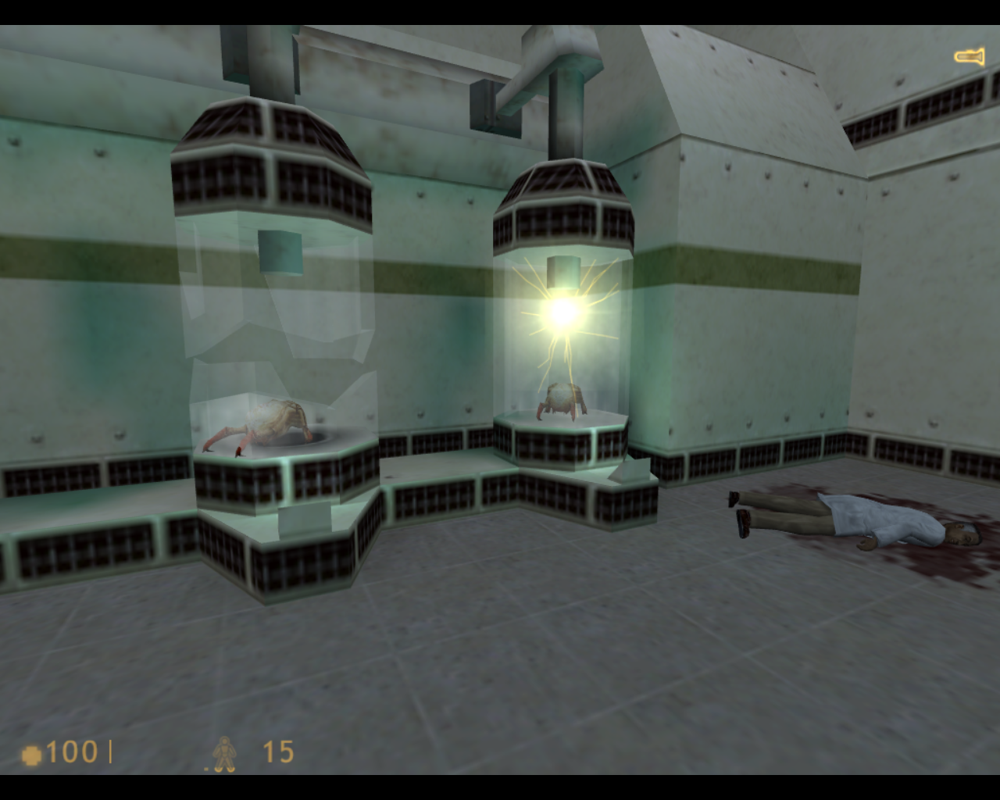 Screenshot of Half-Life (Linux, 1998) - MobyGames